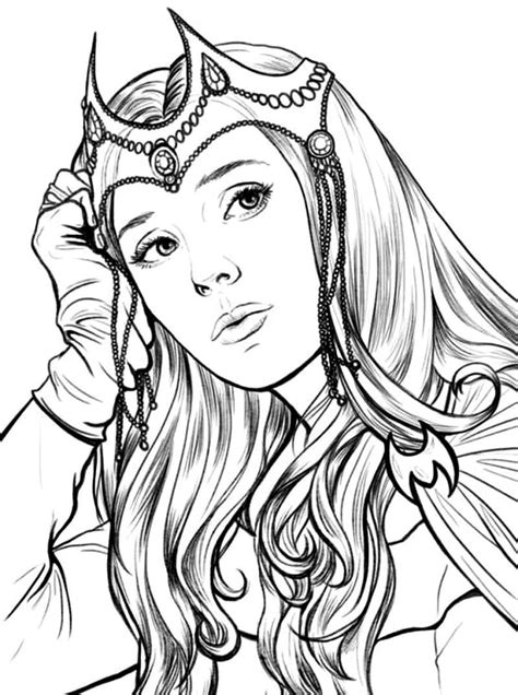 Dibujos De Wandavision Para Colorear Dibujos Para Colorear