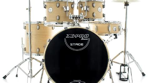 Bateria Acústica C Ibanez X Pro Stage Natural Wood Bumbo 20 CMK