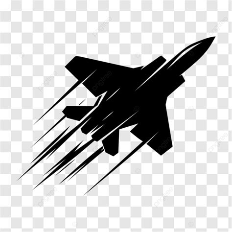 Silhouette Vector Of Fighter Jet Silhouette Vector Fighter Jets PNG