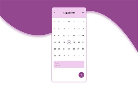 Daily Ui Challenge 038 Calendar Figma
