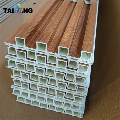 WPC Exterior Louver Coextrusion PVC Fluted Wall Panels Puerto Rico