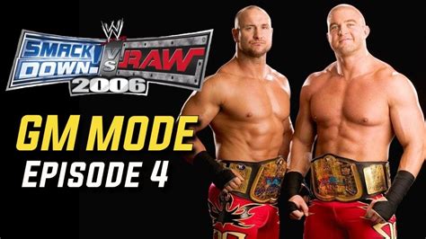 WWE Smackdown Vs RAW 2006 GM Mode EP 4 WWE VENGEANCE YouTube