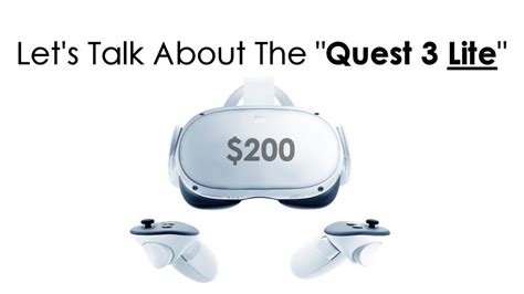 Let S Talk About The Quest Lite Coming In Youtube