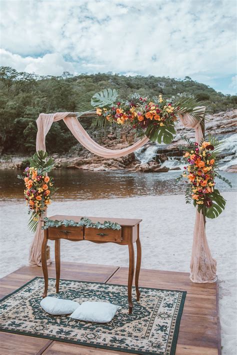 Decora艫o Casamento Tropical Testando Produtos Cosmeticos