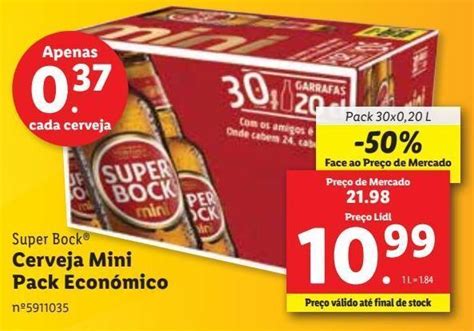 Promo O Cerveja Super Bock Em Lidl