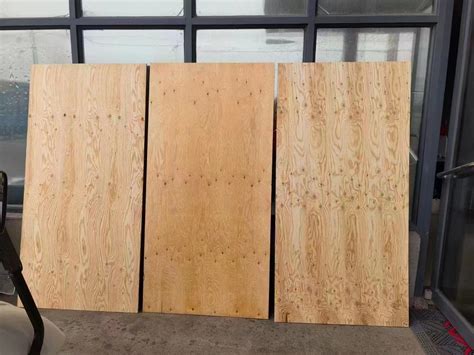 Pine Birch Poplar Larch Plywood For Construction Roofing Structural