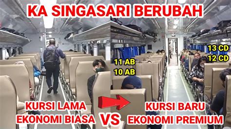 Kursi Ekonomi Tegak Berubah Jadi Kursi Premium Tapi Gerbongnya Tetap Di