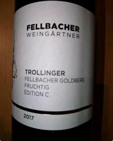 2018 Fellbacher Weingärtner Fellbacher Goldberg Trollinger Edition C