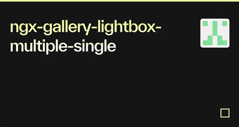Ngx Gallery Lightbox Examples CodeSandbox
