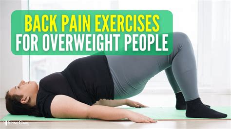 Easy Back Pain Relief Exercises For Overweight People NO EQUIPMENT