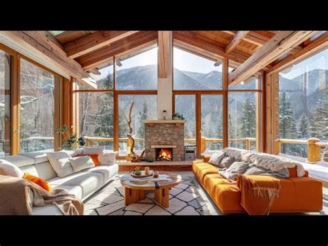 Snowfall Sleep Sounds Cozy Cabin With Fireplace For Stress Relief