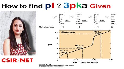 How To Calculate Pi From Pka Value Titration Of Glutamate L