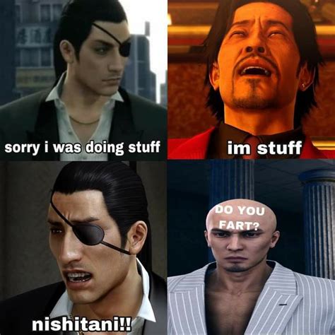 Pin By Minka On Yakuza Kiryu Silly Memes Japanese Men