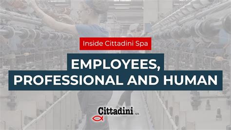 INSIDE CITTADINI SPA Cittadinispa E I Dipendenti Capitale Umano E