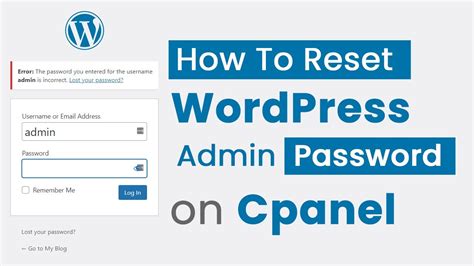 How To Recover WordPress Username Email And Password From PHPMyAdmin