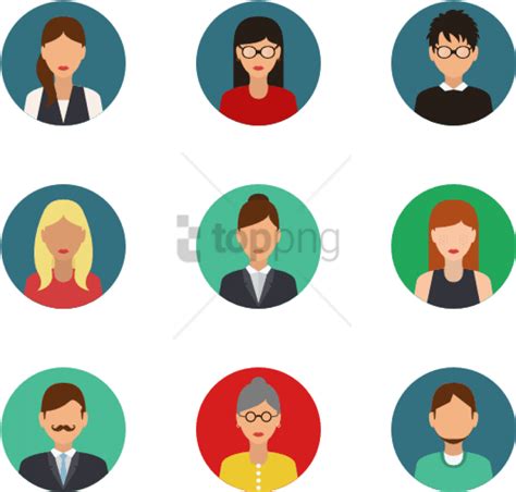 Free Png People 24 Icons Avatar Flat Design Free Transparent PNG