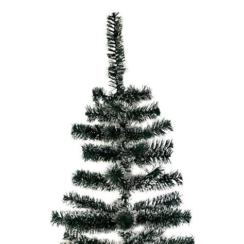 Árvore Pinheiro de Natal Luxo Verde Nevada 1 80m 320 Galhos