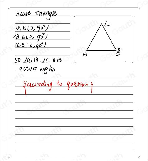 Solved Natalie Draws An Acute Triangle Which Attributes Describe Her