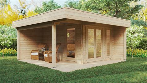 Abri De Jardin Avec Auvent Hansa Lounge 44 Studio De Jardin