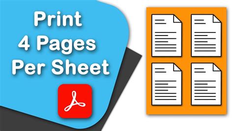 How To Print Copies On One Sheet Pdf Using Adobe Acrobat Pro Dc Youtube