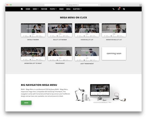 top 28 jquery navigation menu and bar plugins for websites 2020 colorlib