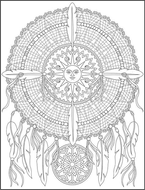 Welcome To Dover Publications Ch Dazzling Dreamcatchers Pattern