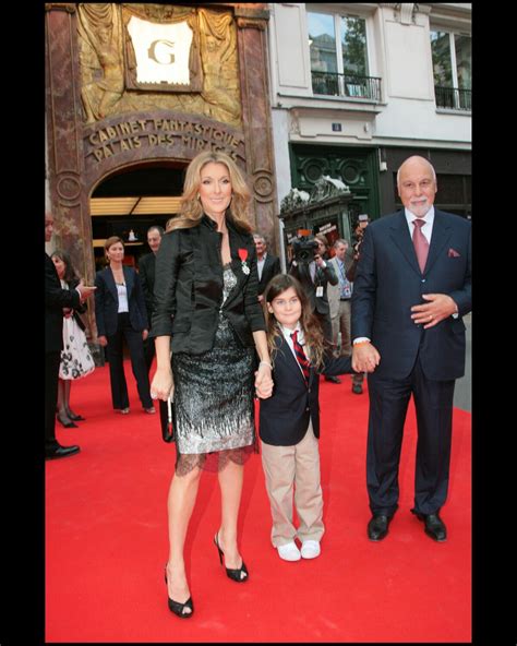 Photo Céline Dion et son fils René Charles avec son père René Angélil