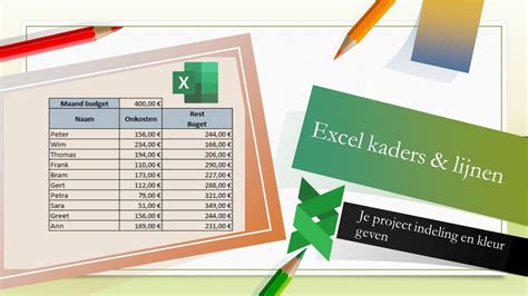 Hoe Maak Je Kaders En Lijnen In Excel YouTube
