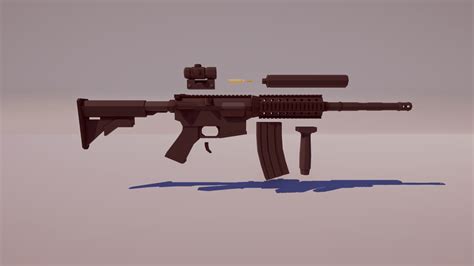 Low Poly FPS Weapons Pack By JustCreate3D