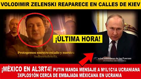 MÉXICO AL3RT4 BLADIMIR PUTIN MANDA MENSAJE A MILITARES UCRANIANOS