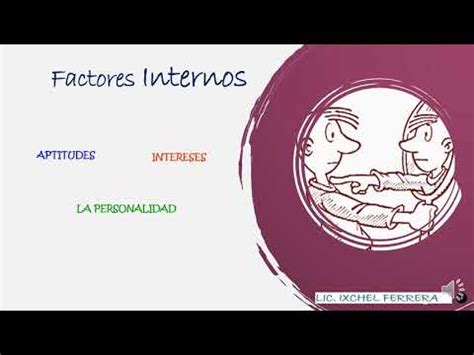 Factores que influyen en la orientación vocacional YouTube