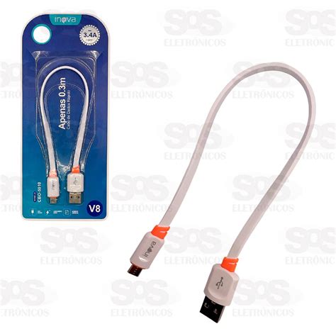 Cabo De Dados R Pido Micro Usb V A Cm Inova Cbo