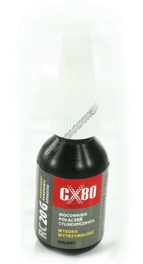Klej CX80 RC20G anaerobowy bardzo duża siła gwint 322 za 22 zł z