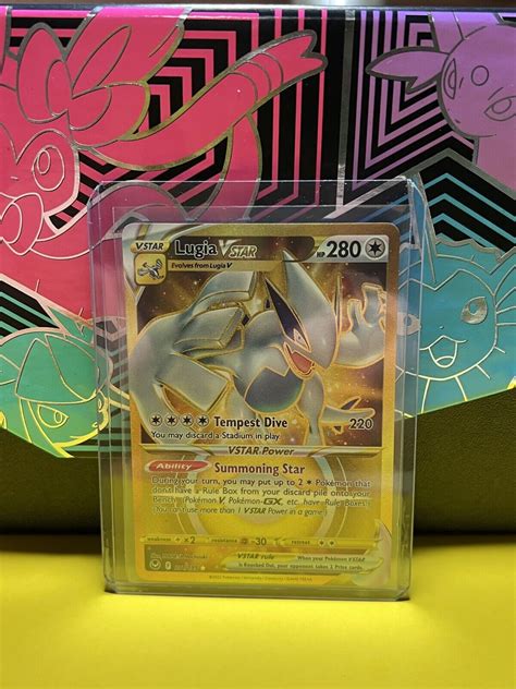 Mavin Pokemon Silver Tempest Lugia VSTAR 211 195 Gold Secret Rare