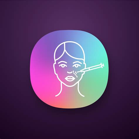 Nasolabial Folds Neurotoxin Injection App Icon Anti Wrinkle Injection