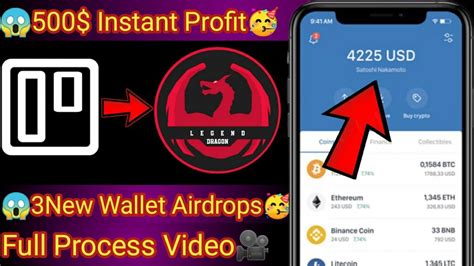 500 Instant Profit 3 New Wallet AirDrops Verified Wallet Airdrop