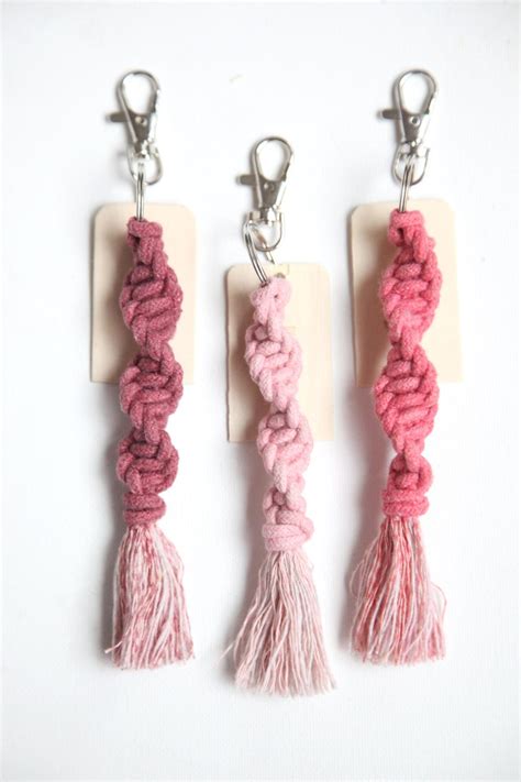 Diy Macrame Keychain Tutorial Do It Yourself
