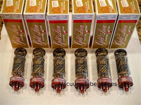 Genalex Gold Lion Platinum Matched Sextet Kt Kt Six El Ca With