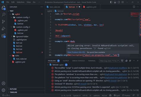 VscodeAdblockSyntax A TypeScript Repository From AdGuard AdGuard