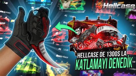 HELLCASE DE 1300 LA KATLAMAYI DENEDİK CSGO KASA AÇILIMI PROMO CODE