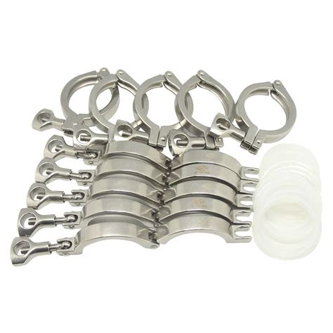 Buy QiiMii Stainless Steel 304 Heavy Duty Tri Clamp Clover Single Pin