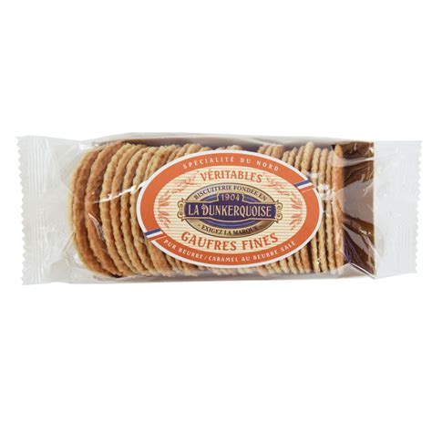 Panier Gaufres Fines Caramel Beurre Salé 175g Maison Chuques Allard