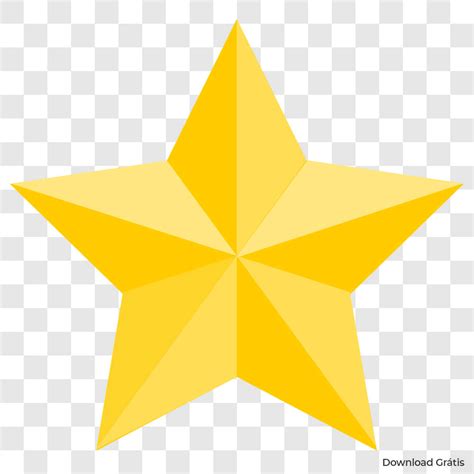 Estrela Amarela 3D PNG Sem Fundo download Designi Ilustração de