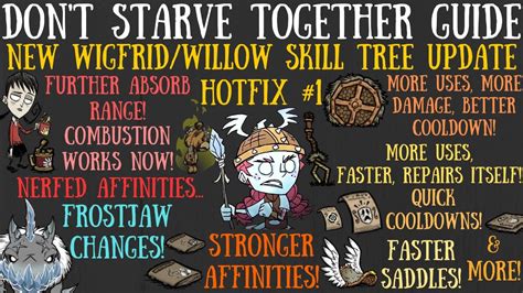BETA NEW BIG Wigfrid Willow Skill Tree Update Hotfix 1 Don T
