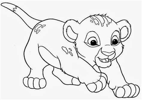 Dibujos Disney Para Colorear Rey Leon