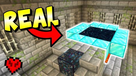 I Transformed The END PORTAL In Minecraft Hardcore YouTube