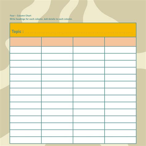 Best Printable Column Paper Artofit