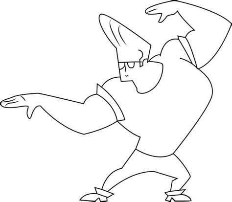 Dibujos De Johnny Bravo 13 Para Colorear Para Colorear Pintar E