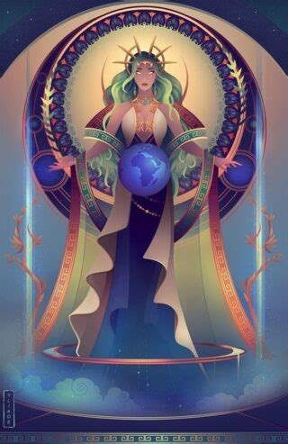 Gea diosa de la Tierra Mitología griega Mitologías del mundo