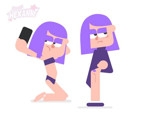 Rule 34 Accurate Art Style Bikini Blush Duolingo Emo Emo Girl Eyeshadow Half Naked Hexanne